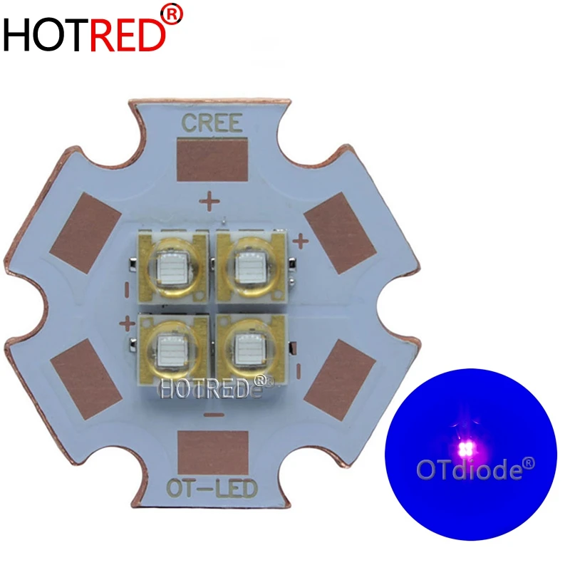 12v 10w 12w Epiled 3535 Ultra Violet Uv 365nm 380nm 395nm 420nm 4chips ...