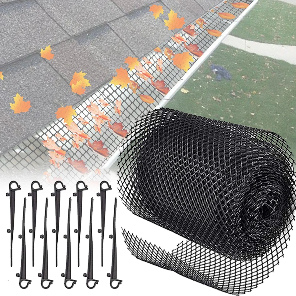 Gutter-Guard-Multifunctional-Protective-Net-Cover-For-Drainage-Eaves ...