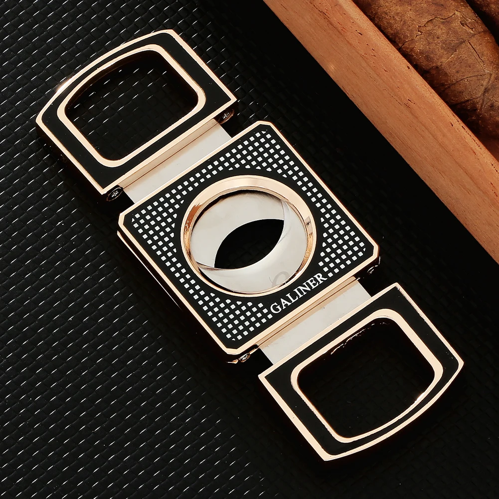 GALINER Classic Metal Cigar Cutter Portable Scissors Sharp Guillotina ...