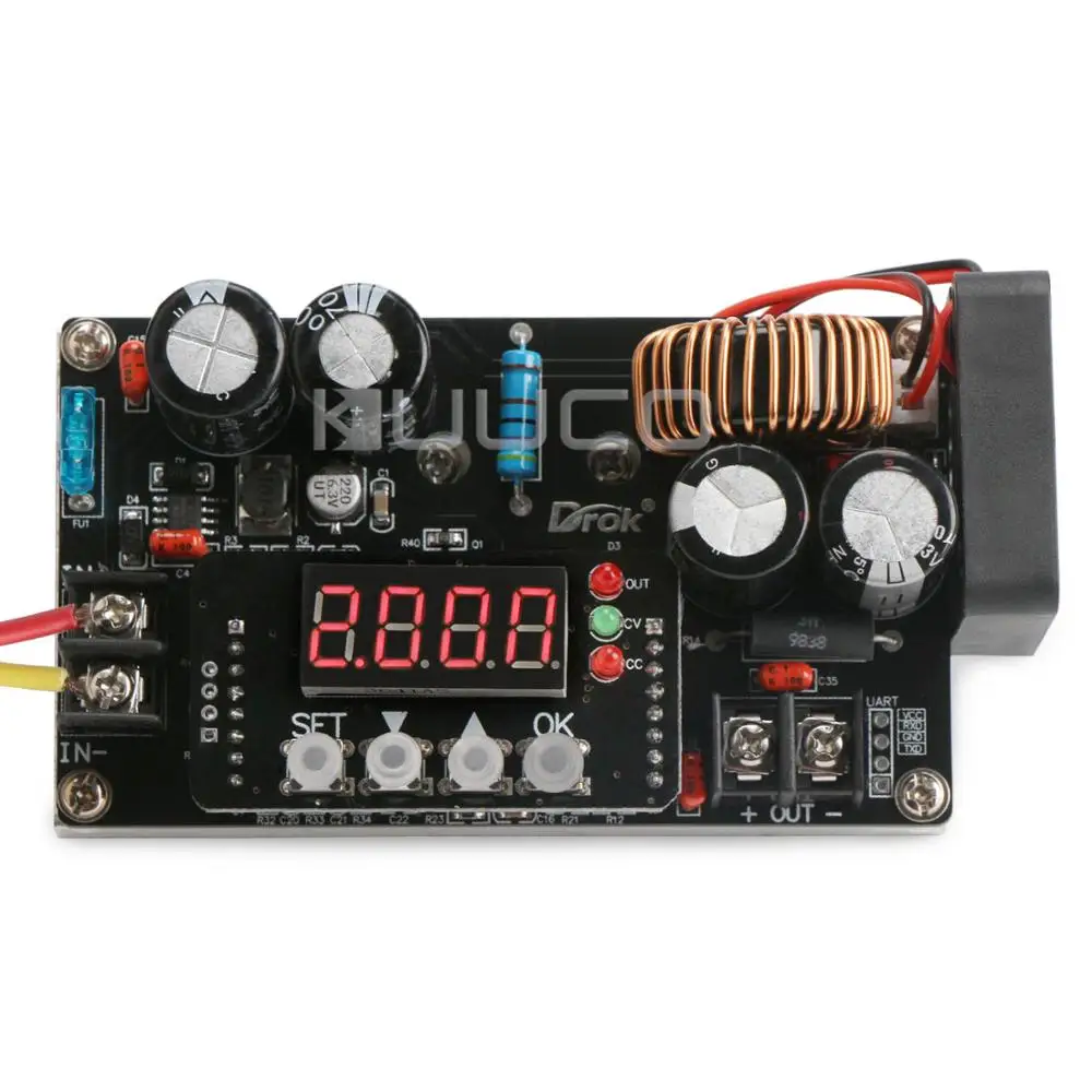 DROK-Digital-Step-Down-Power-Supply-Board-DC-6-65V-to-0-60V-Buck-Module ...