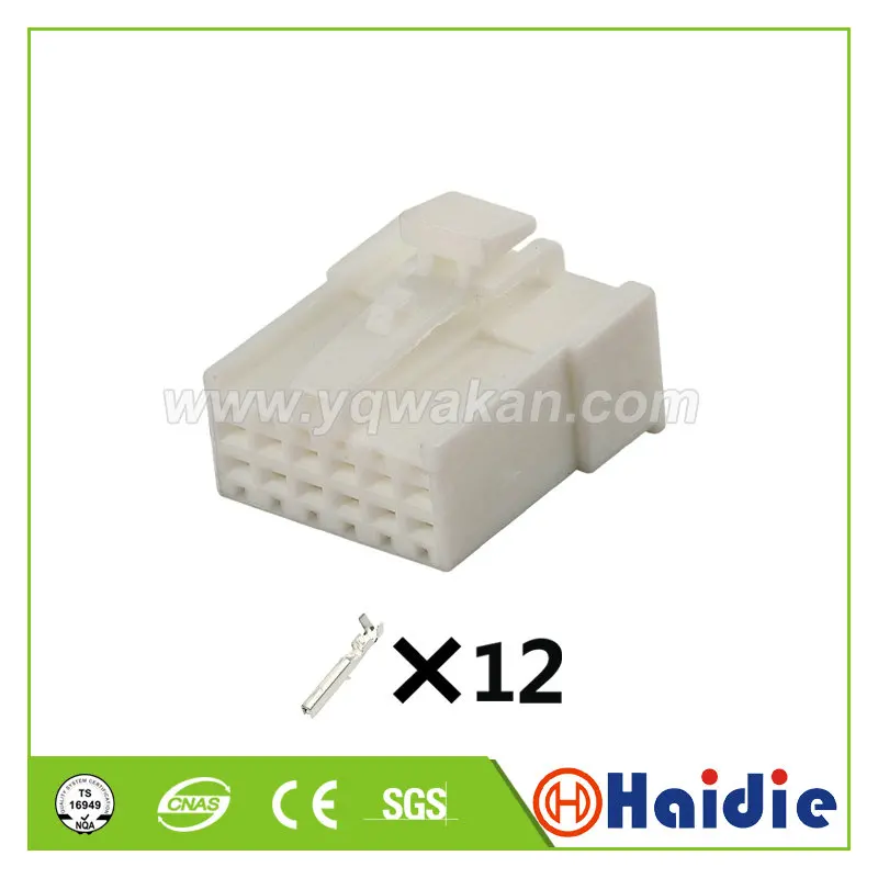 2sets Auto 12pin Wire Electric Housing Plug Plastic Automotive Wiring ...