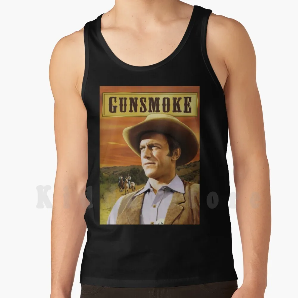 Gunsmoke 탱크 탑 조끼 민소매 서양 Tv 쇼 바운티 법 Yellowstone Gilligans Island Bret ...