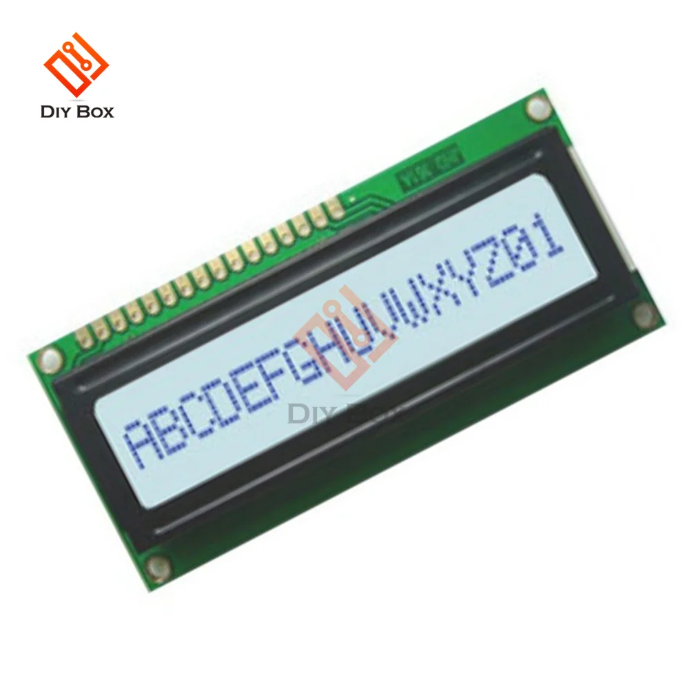 Module d'affichage LCD à rétro-éclairage LED blanc, 1601, 16x1 caractères, LCM STN SPLC780D ...