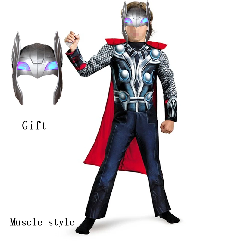 Halloween Super Hero Thor Thanos Cosplay Costume For Kids - AllCosplay.com