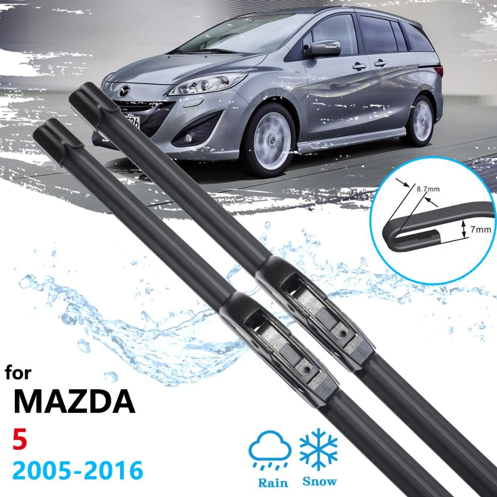 Car Wiper Blade for Mazda 5 Premacy 2005~2016 Mk2 MK3 MPV Front ...
