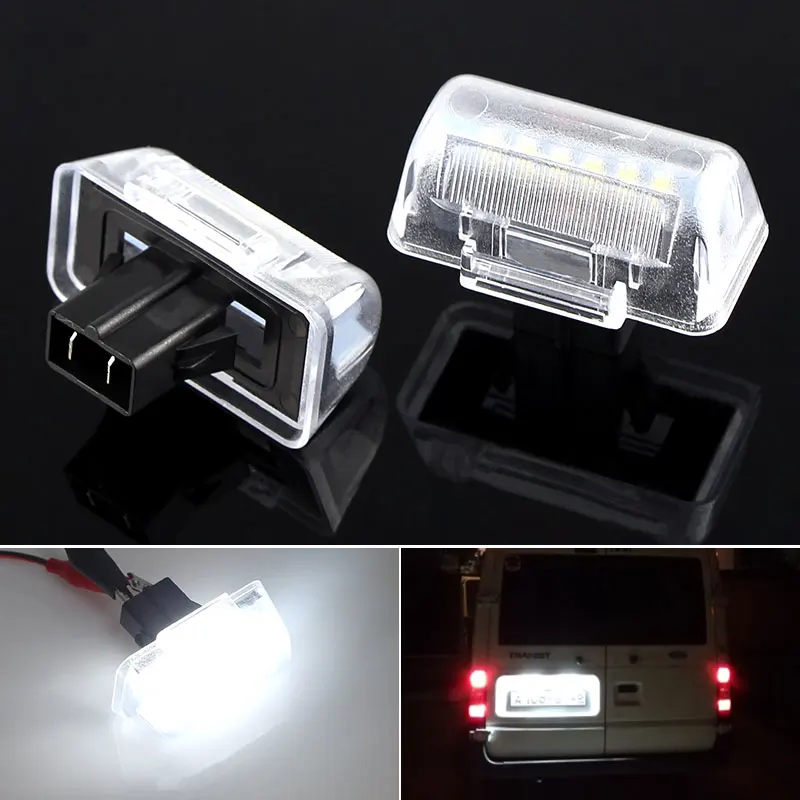 2PCS-Canbus-LED-Licence-Number-Plate-Light-White-for-Ford-Transit ...