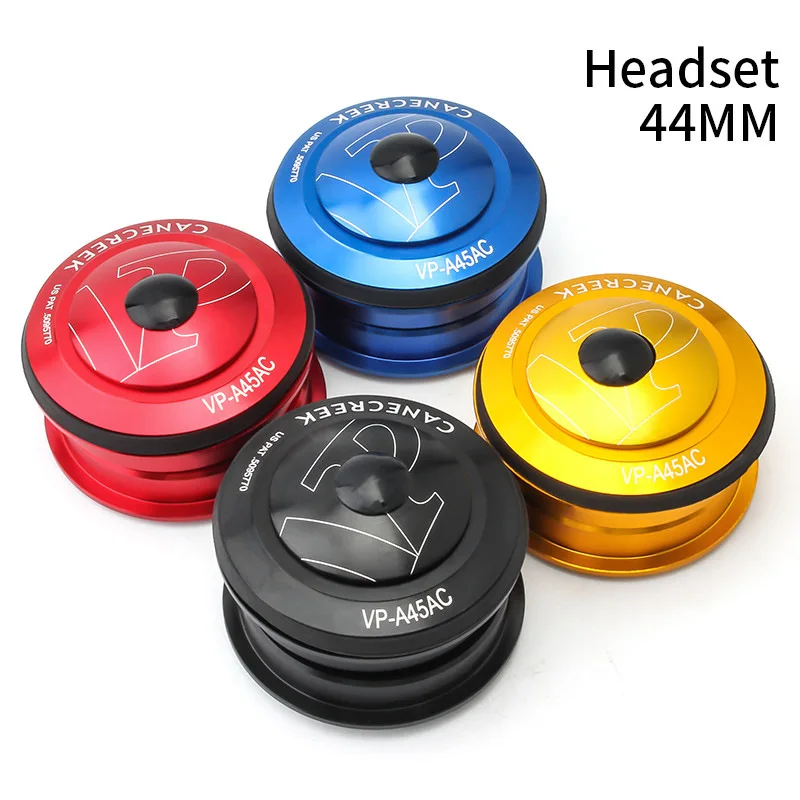 44MM-MTB-Bicycle-Headset-2-Bearing-Sealed-Top-Cap-Cover-Alloy-Mountain ...