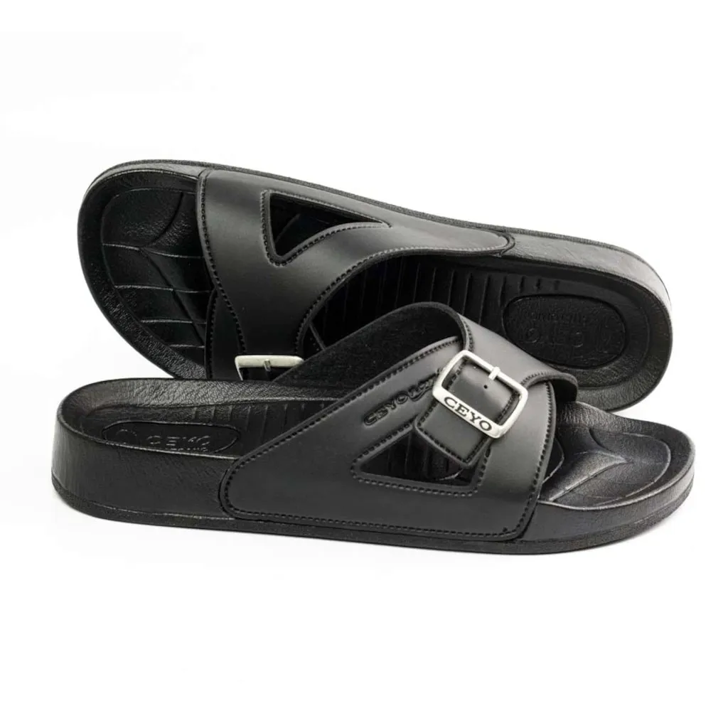 Ceyo Bermuda-M Buckled Orthopedic Men Slippers