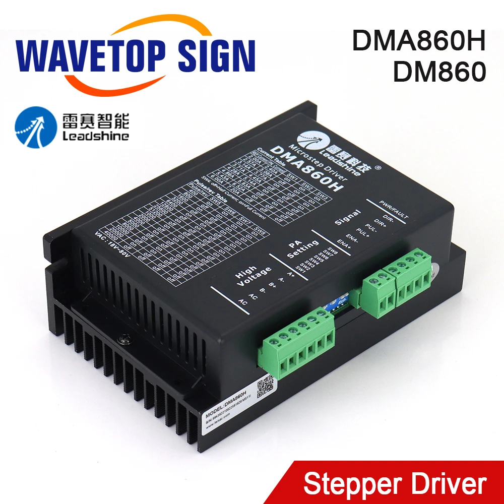 Wavetopsign Leadshine Stepper Motor Driver Dm860 Dma860h 2 Phase 18 ...