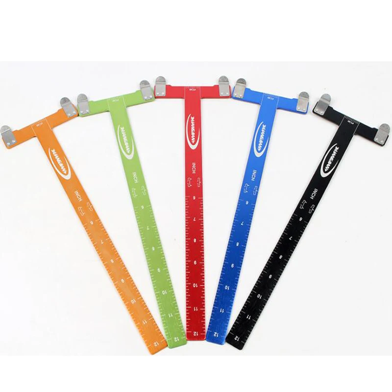 5-Colour-Archery-Bow-T-Ruler-Metal-Square-Brace-Height-Measure-Ruler ...
