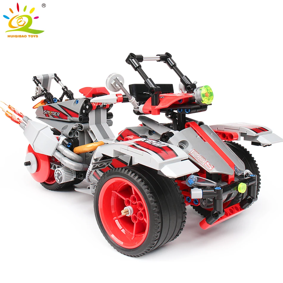 HUIQIBAO 511PCS Off Road Car Technical Building Blocks Truck voiture ...