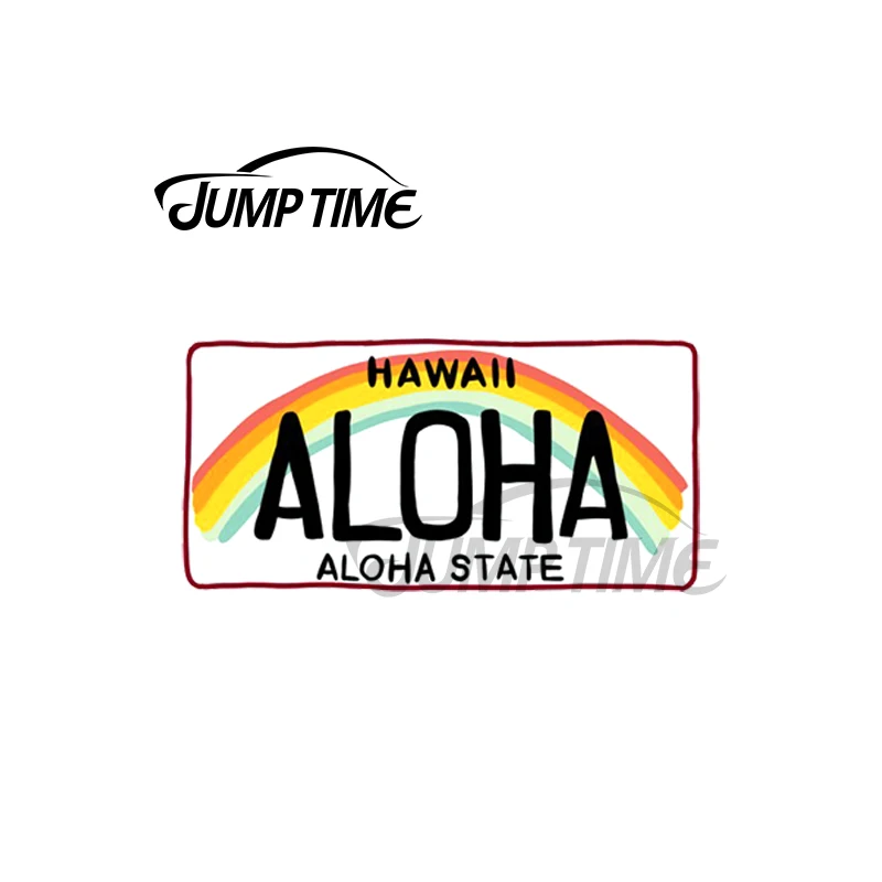 JumpTime 13 x 4.2cm Aloha Hawaiian License Plate Car Stickers and ...