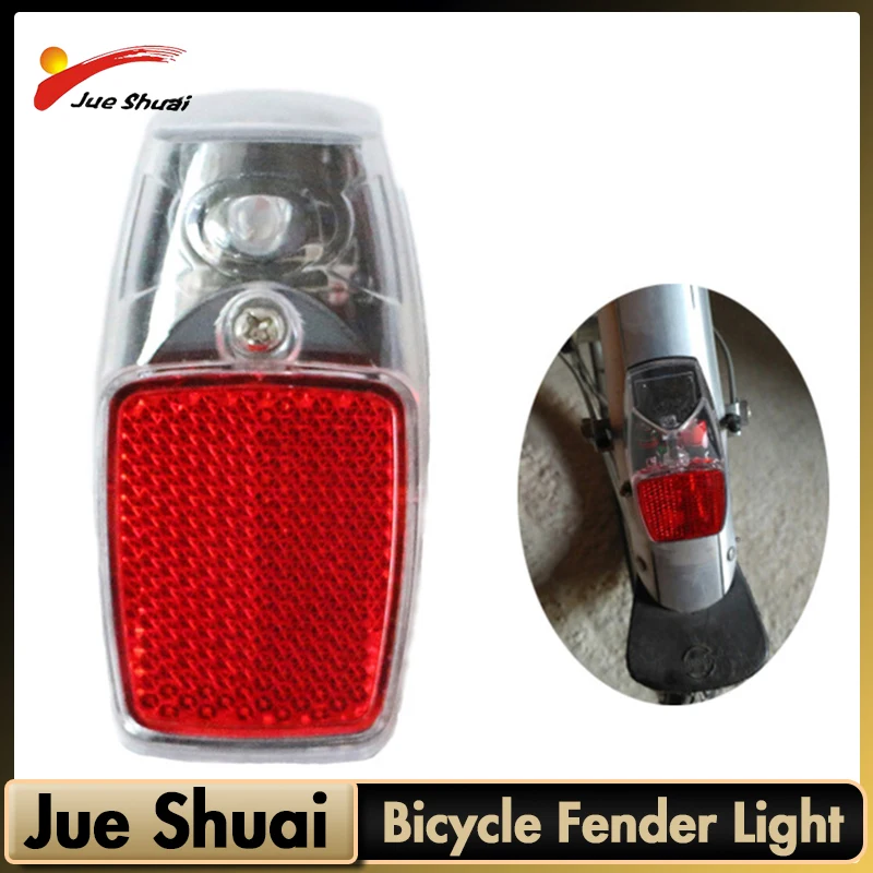 Fender LED Bike Light Mudguard Red Rear Light Road Bike Running Light ...