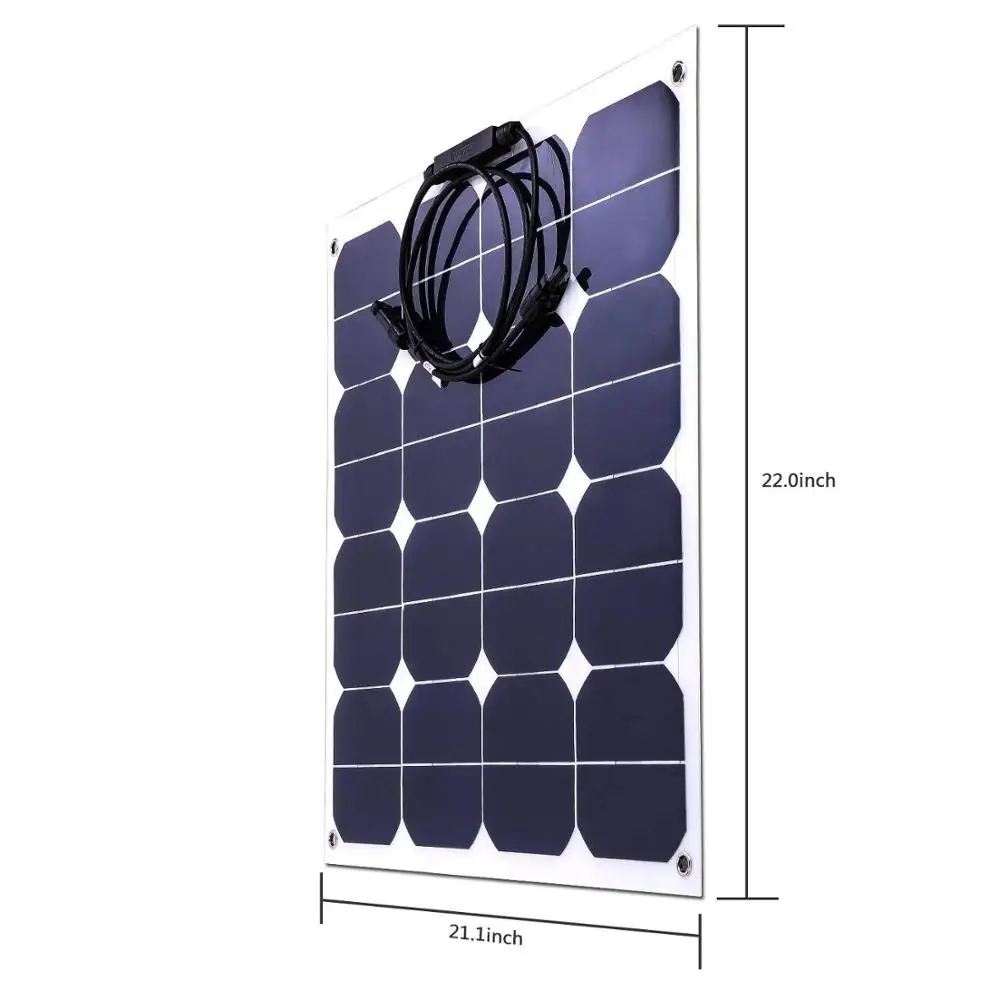 Best Product 50w flexible solar panel easy carry for car roof boat ...