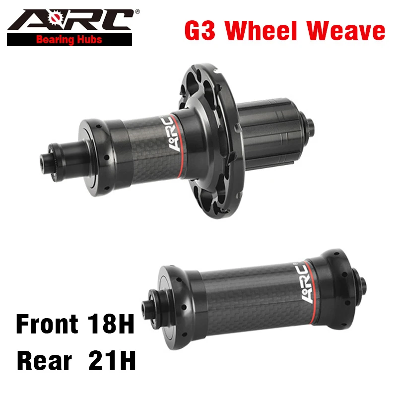 Arc Carbon Road Hub Front 18holes 100mm Rear 21holes 130mm Straight ...