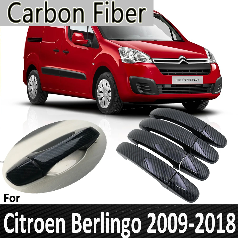 Black Carbon Fiber for Citroen Berlingo 2008 2009 2010 2011 2012 2013 ...
