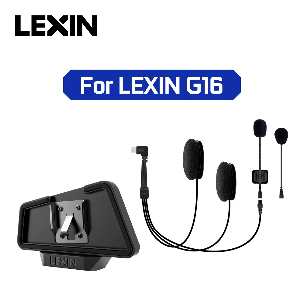 LEXIN-LX-G16-intercom-headset-clip-set-for-full-half-helmet-with-High ...