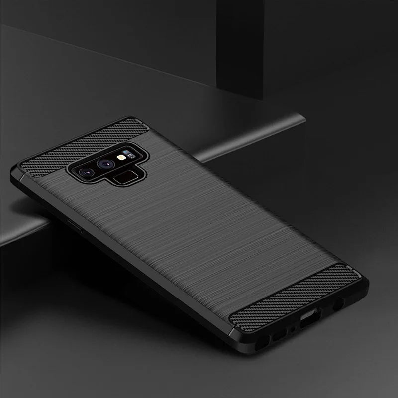 Capa de proteção de silicone tpu para samsung galaxy note 9, capa anti ...