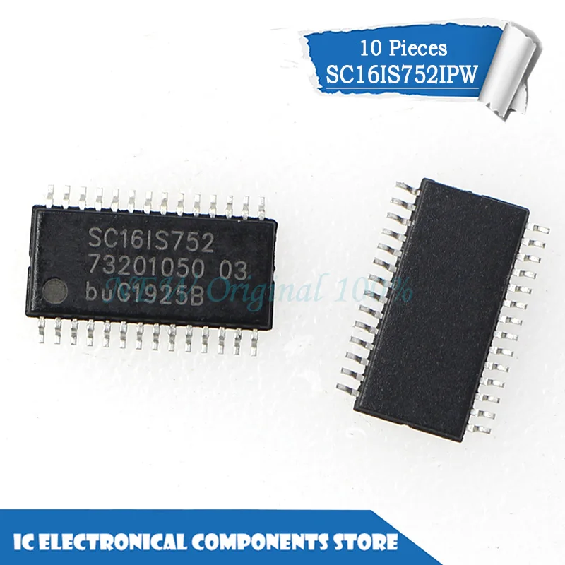 Nuevo original SC16IS752IPW SC16IS752 TSSOP 28 IC 10 unids/lote ...