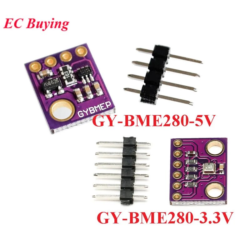 GY-BME280-3.3V GY-BME280-5V 5V 3.3V BME280 BMP280 Digital Temperature ...
