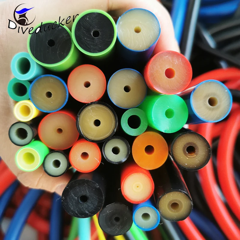 1 Meter Spearfishing Rubber Tube Speargun Band Elastic Latex Tube Inter Dia 2mm 2.5mm 3mm 5mm ...