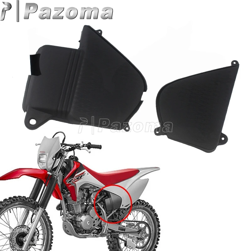 Motorcycle-Black-Plastic-Battery-Cover-Box-Side-Guard-For-Honda-CRF230F ...