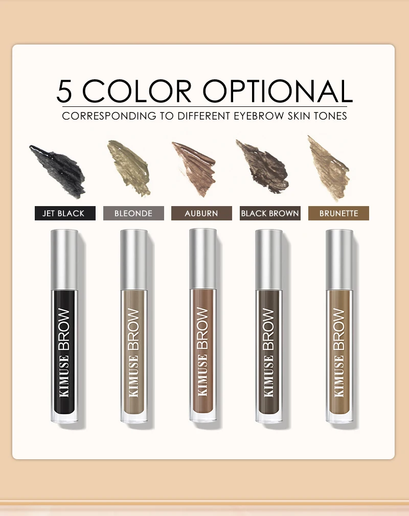 KIMUSE Eyebrow Gel Cream Waterproof Eyebrow Pencil Shadow Tint Eye ...