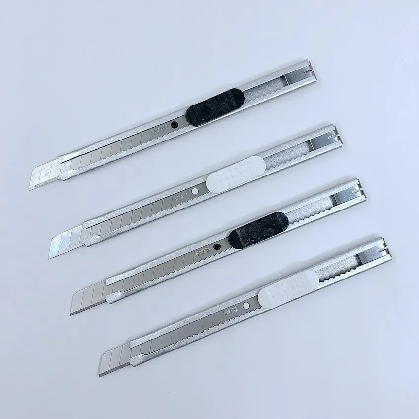 (24 Pieces/lot) School Art Stationery Metal Utility Knife Paper Cutter ...