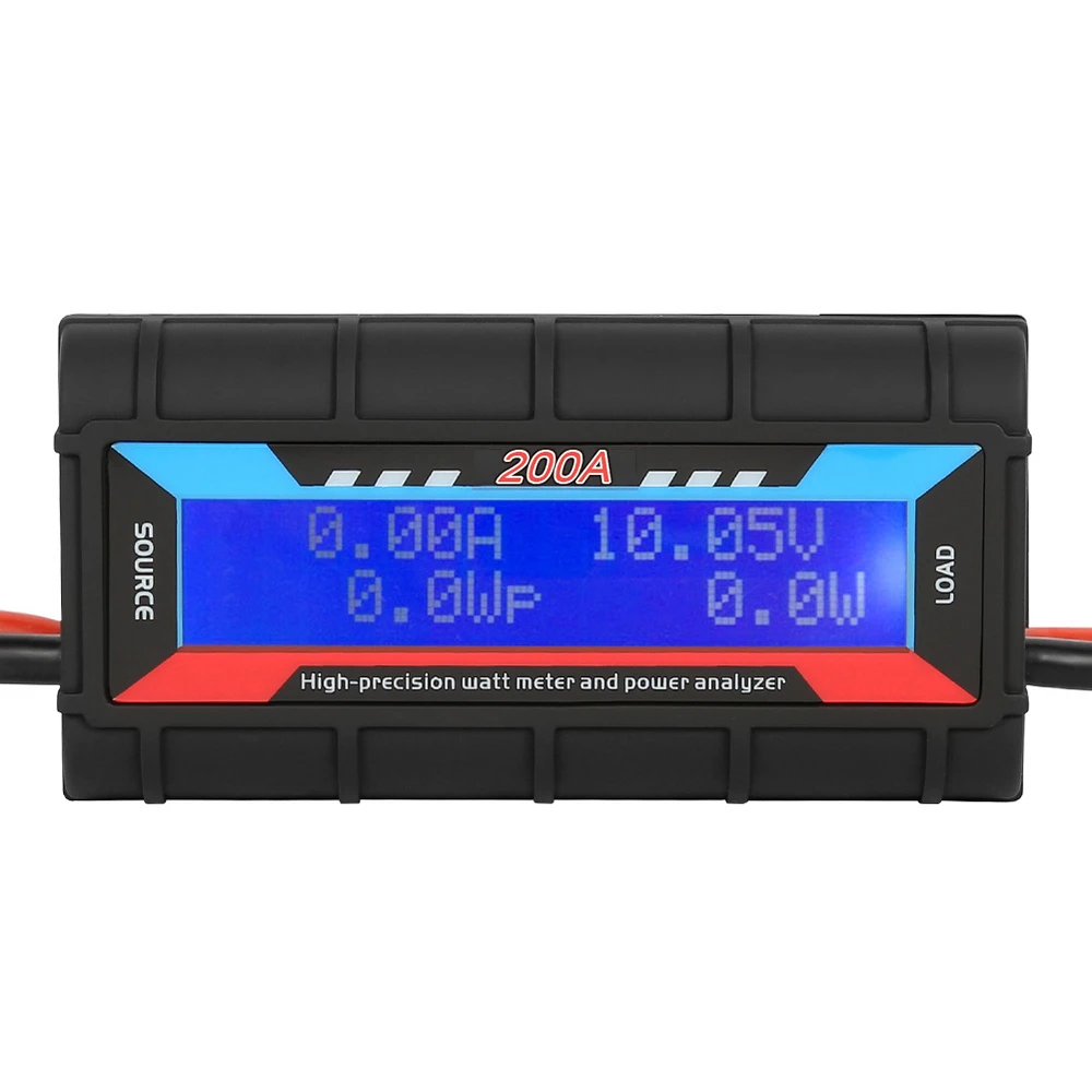 200A Wattmeter Car Battery Tester Tools Voltage Power Energy Electric ...