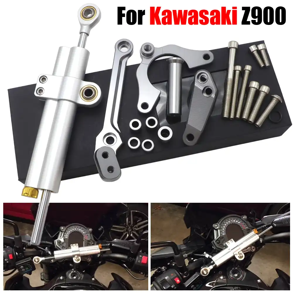 Z900 RS Motorcycle Accessories Black Aluminum Adjustable Kickstand Side ...