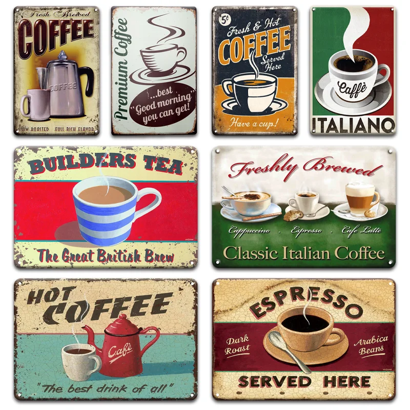 Vintage Coffee Signs