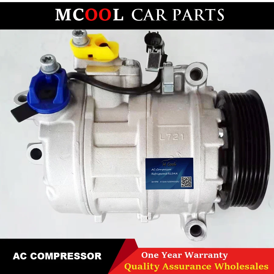 AIRCOM-AC-COMPRESSOR-FOR-BMW-E90-E91-E92-E93-320i-325i-7SEU17C-AC ...