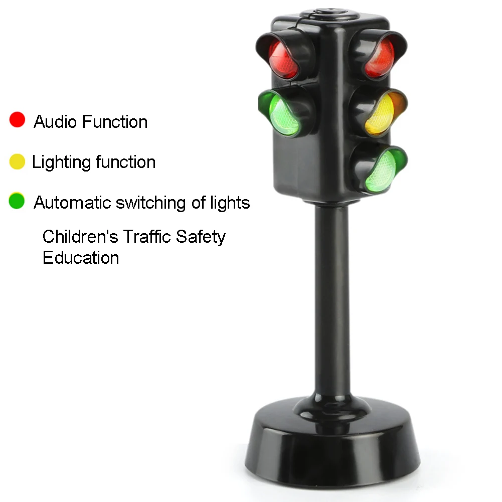 Mini Traffic Signs Road Light Block with Sound LED Children Safety ...