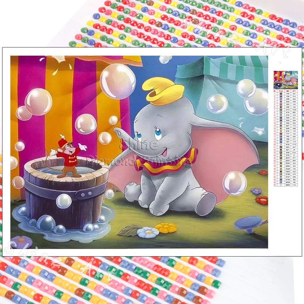 Mixed Media & Collage Art & Collectibles 5D Diamond Painting Disney ...