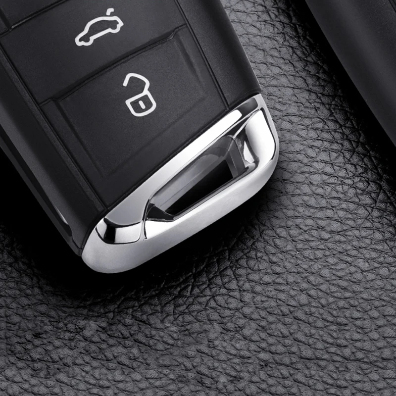 Zinc Alloy Car Key Chain Hole Cover Key Head Base for VW Golf 7 7.5 MK7 ...