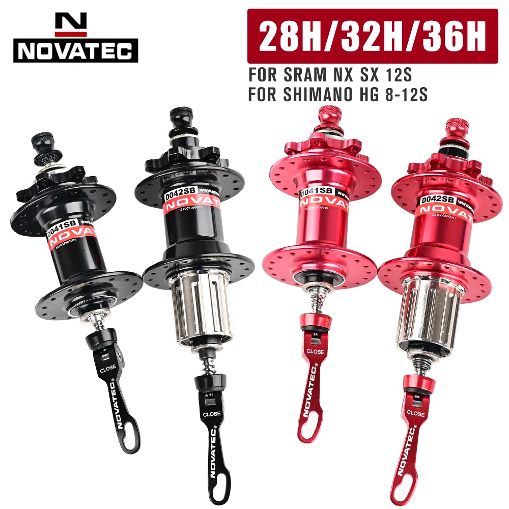Bicycle-Hubs-Novatec-D041SB-D042SB-MTB-Bike-Hubs-Quick-Release-BOOST ...