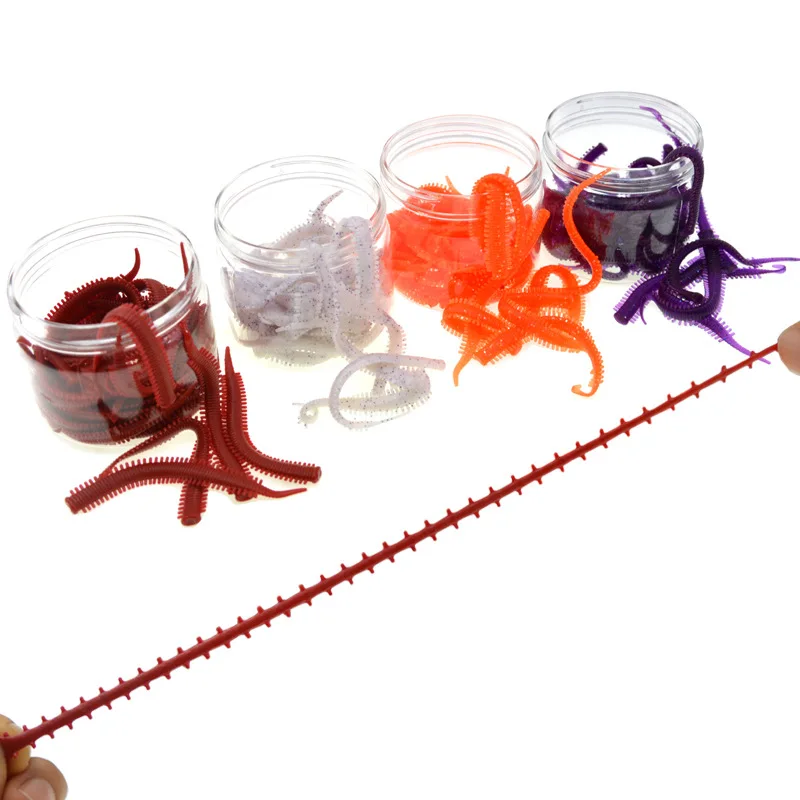 Soft Lure Fishing Earthworms | Tpe Fishing Worm Lure | 10 Worms | Tpe ...