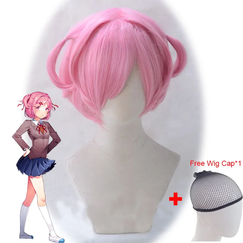 Disfraz de Natsuki para cosplay de Doki Doki Literature Club Peluca y ...