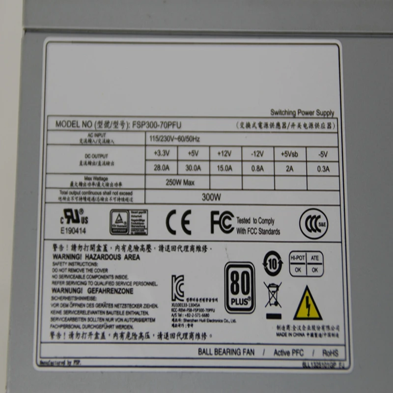 Original PSU For Advantech ATX -5V 610L 610H 610G 300W Switching Power ...
