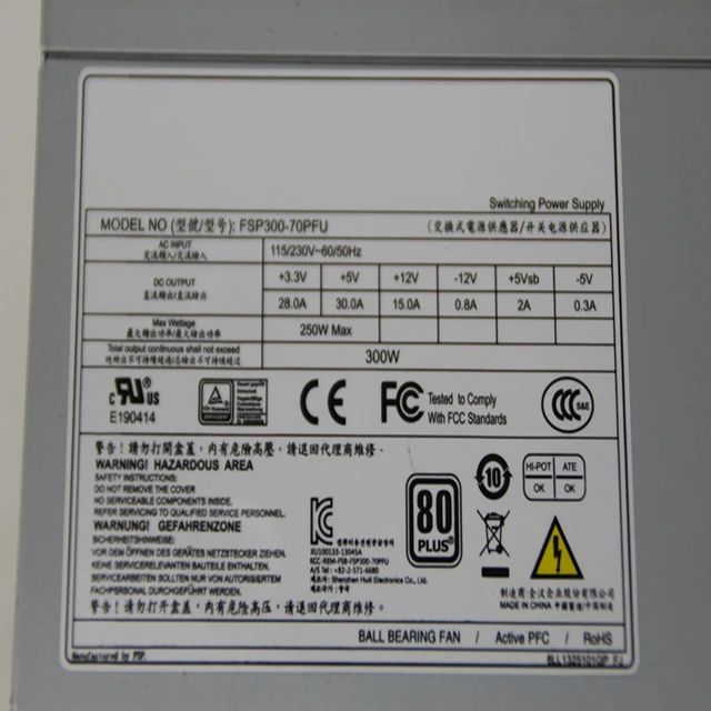 Original PSU For Advantech ATX -5V 610L 610H 610G 300W Switching Power ...