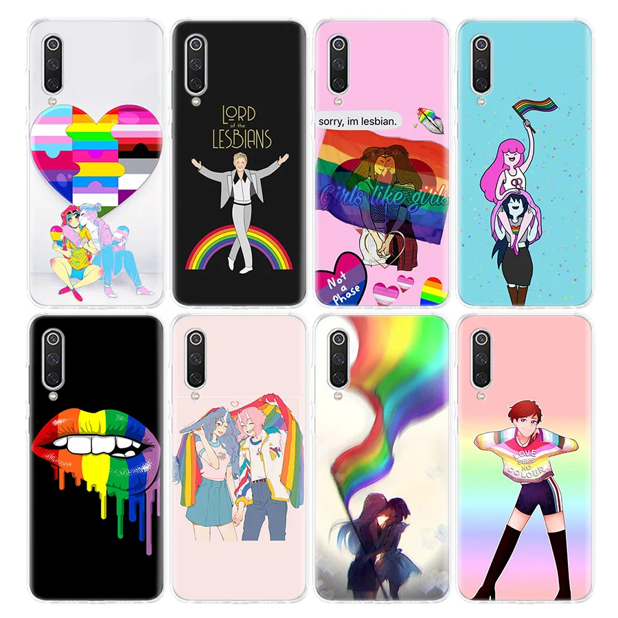 LGBTQ heart Love Phone Case For Xiaomi Redmi Note 10S 9S 8T 11T 11 10 9 ...