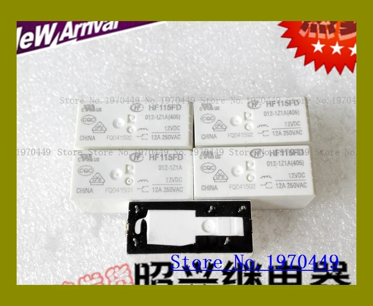 HF115FD 012 1Z1A 12A HF115FD 12V|릴레이| - AliExpress