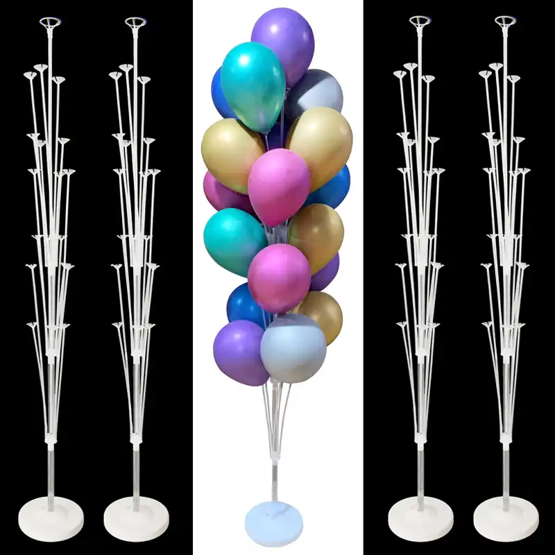 Birthday Party Balloons Stand Holder Column Confetti Ballons Happy ...