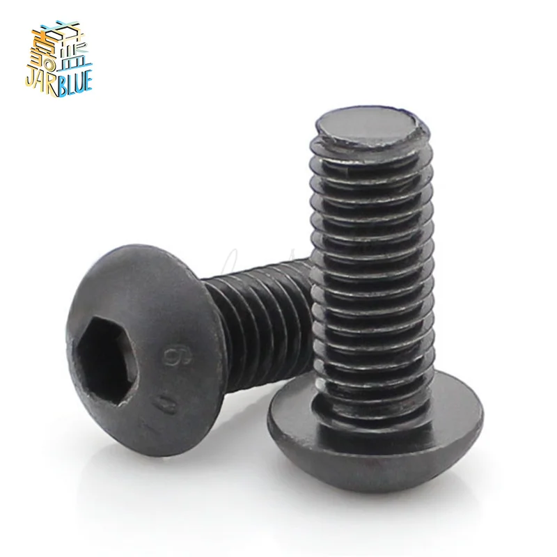 M3 X 10mm Hex Socket Head Screw | M3 Screw Round Mushroom Head - 100pcs ...