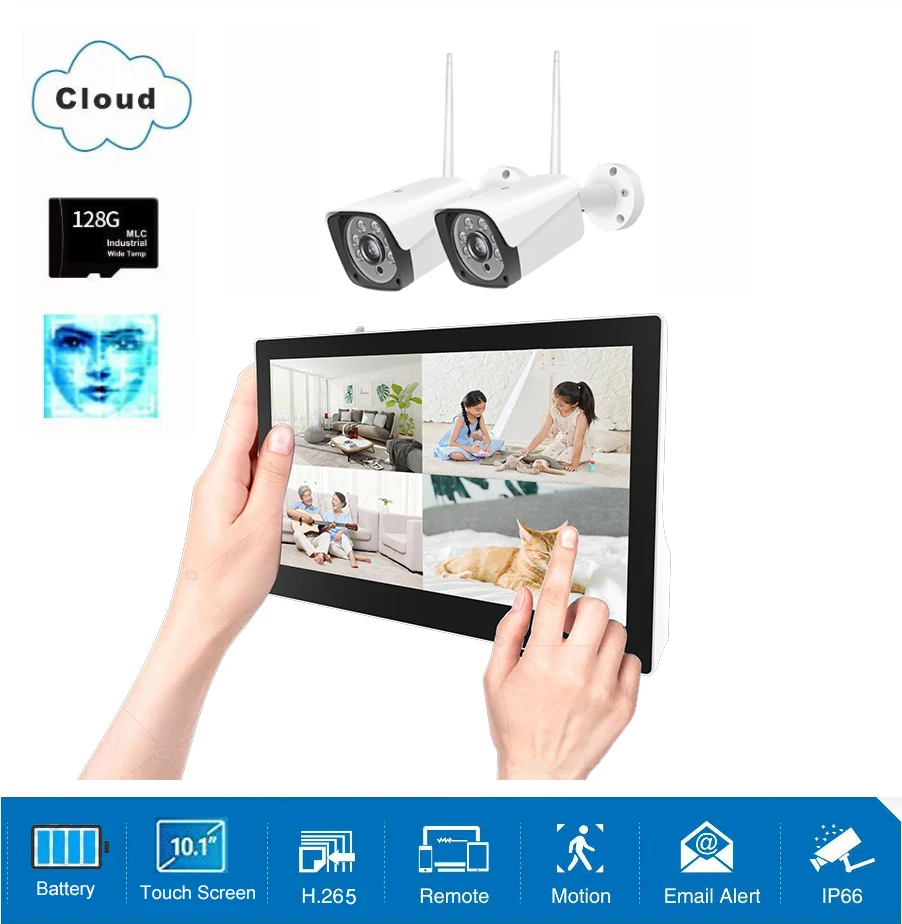 HESEE-10-1Inch-Touch-Screen-Monitor-Wireless-System-Battery-NVR ...