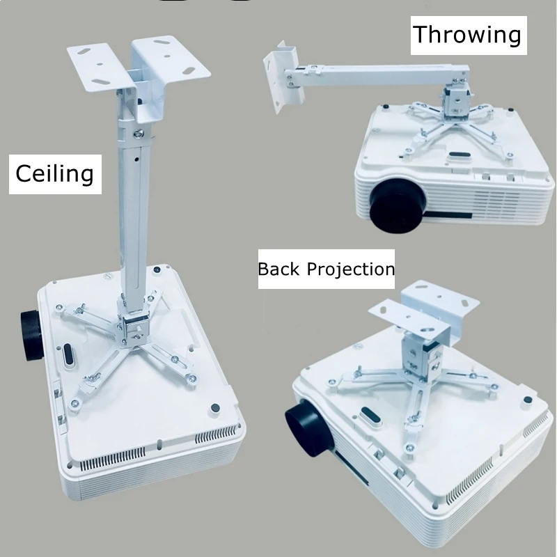 Soporte de techo ajustable para Proyector LED, accesorio para colgar en ...