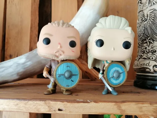 Funko Pop Vikings Ragnar Lothbrok 177& Lagertha 178 виниловые фигурки ...