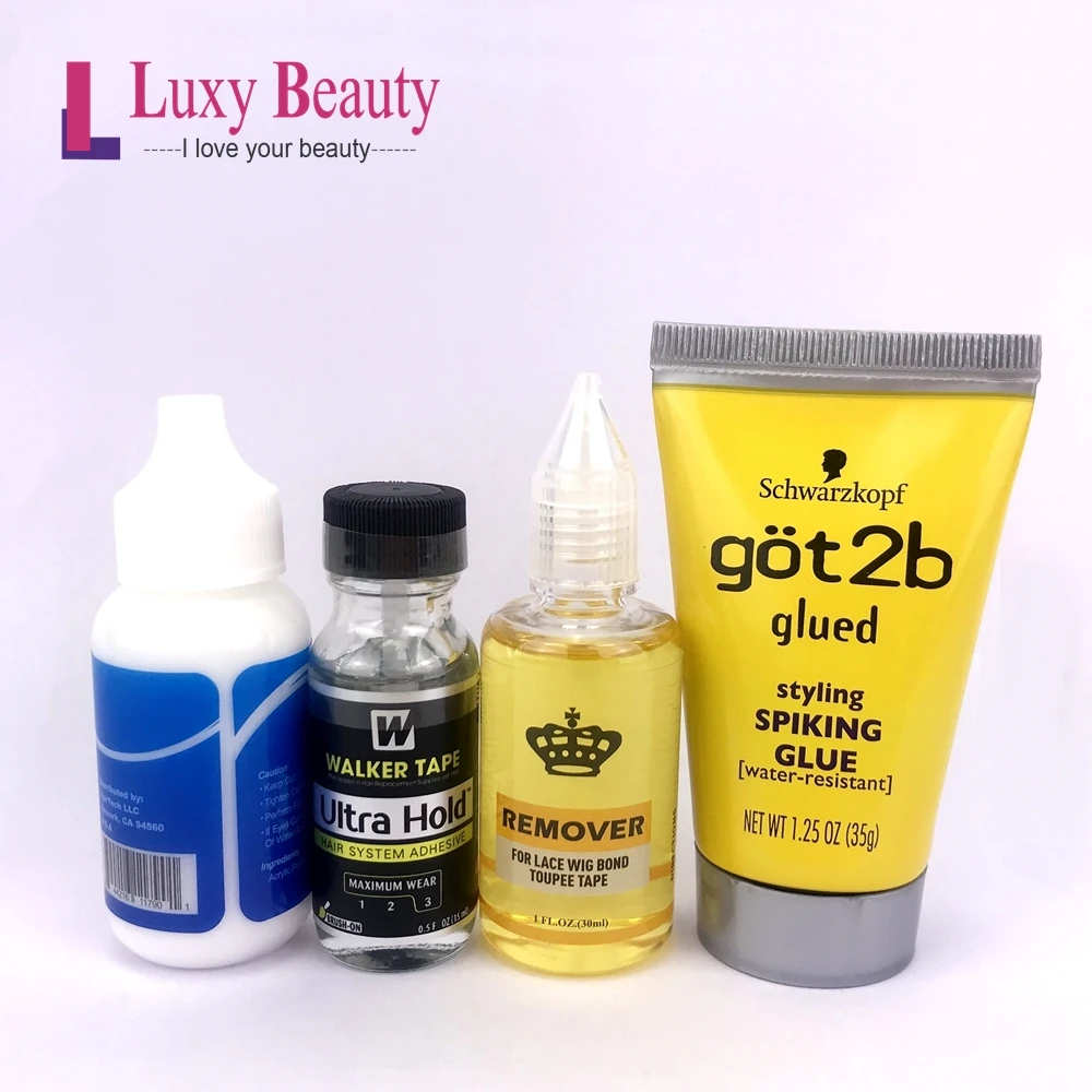Cola adesiva para peruca super lace, 38ml + removedor 30ml + got2b gel ...