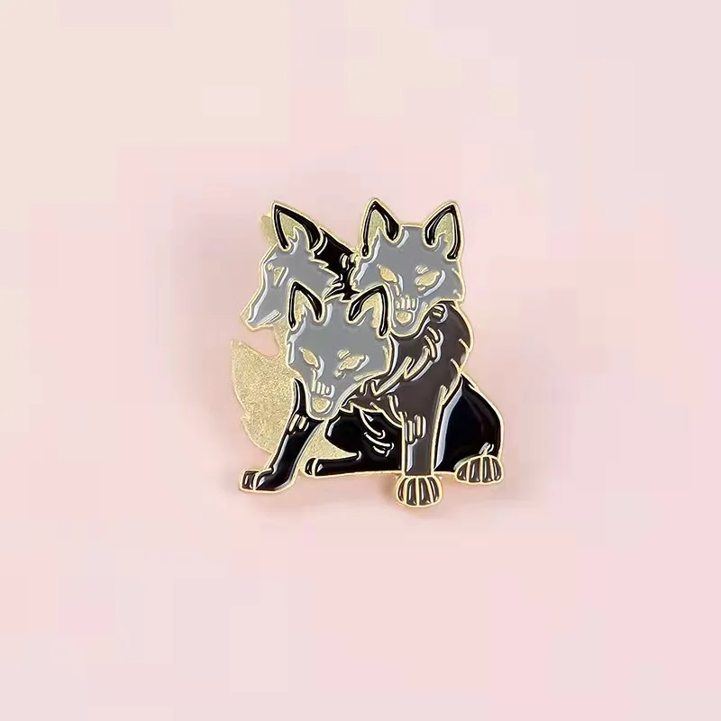 Cerberus Pins Ancient Greek mythology Custom Brooches Badges Metal ...