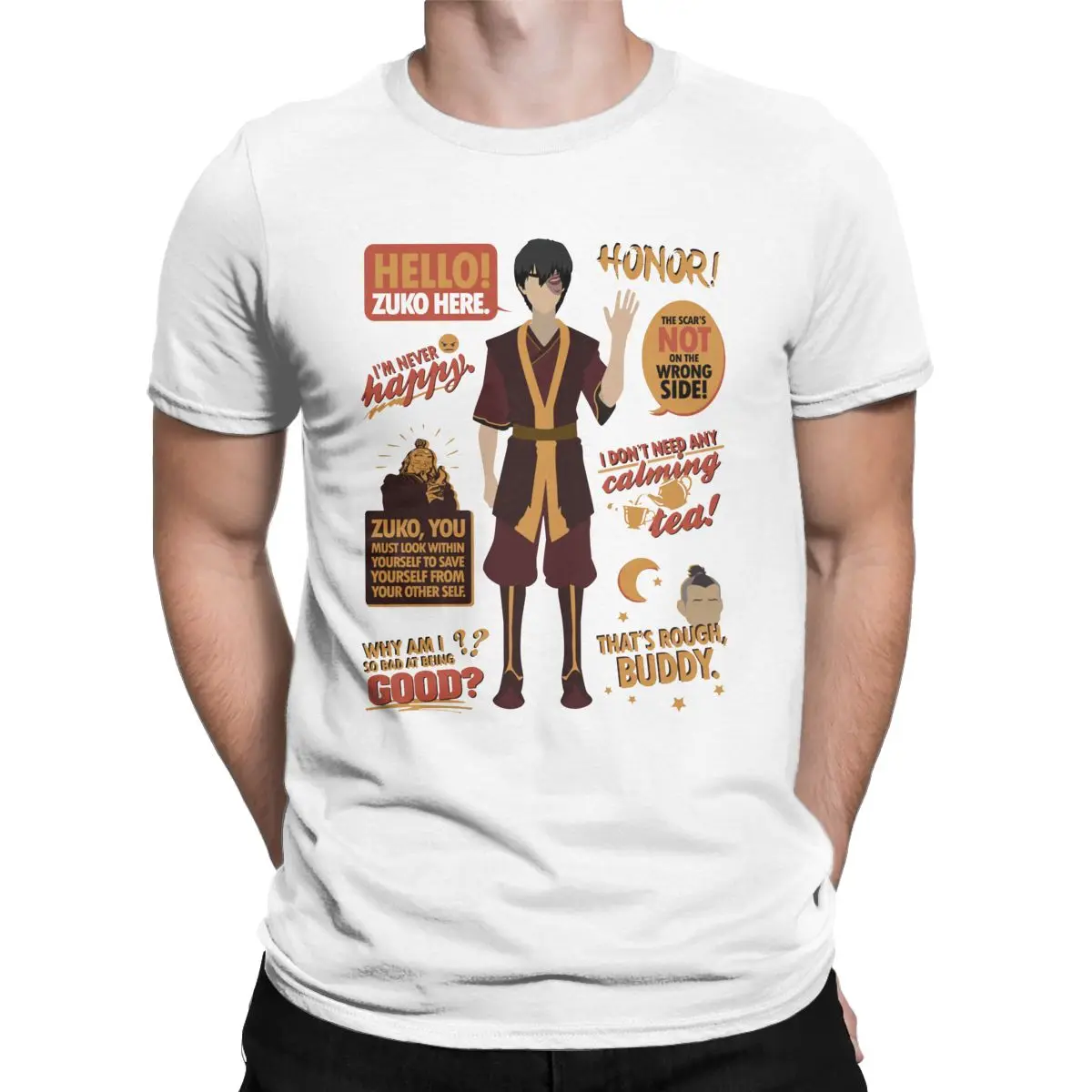 Anime Zuko Avatar The Last Airbender Cosplay T Shirt - AllCosplay.com